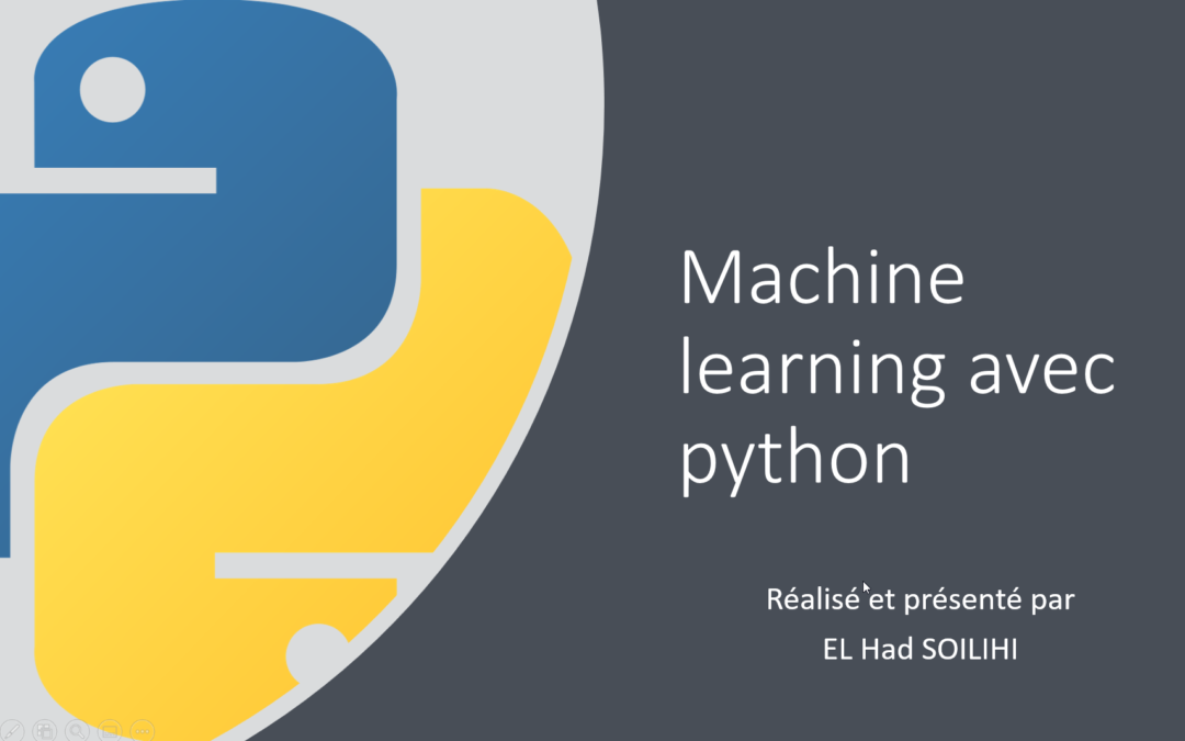 Machine Learning avec Python - DTeK Edition Machine Learning avec Python - DTeK Edition